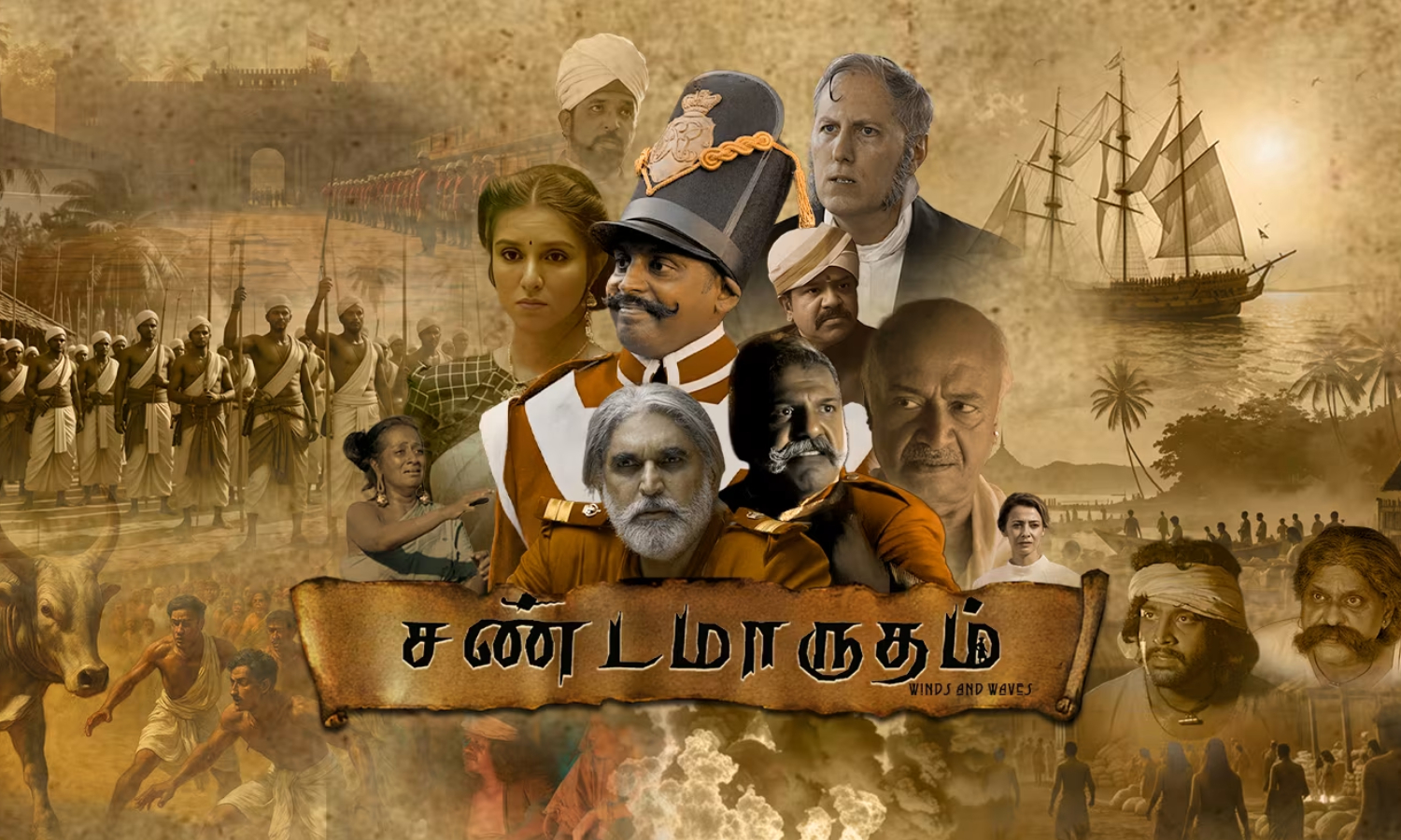 வரலாற்று நெடுந்தொடராக உருவாகியுள்ள சண்டமாருதம்| Sandamarutham has ...