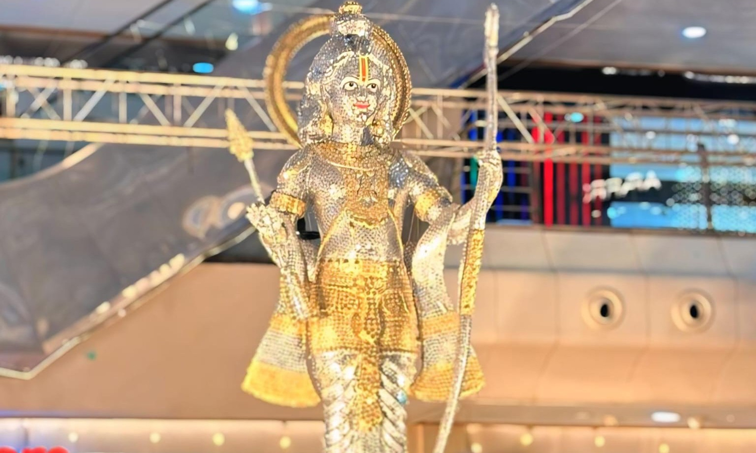 உத்தரபிரதேசத்தில் 1 லட்சம் நாணயங்களால் உருவான 18 அடி உயர ராமர் சிலை- 18 ...