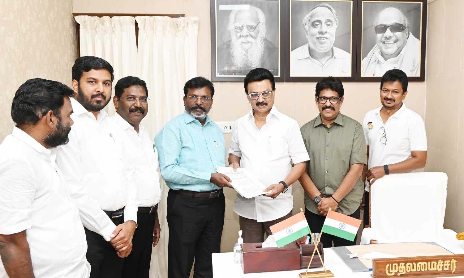 முதலமைச்சர் மு.க. ஸ்டாலின் உடன் திருமாவளவன் சந்திப்பு/ Thirumavalavan ...
